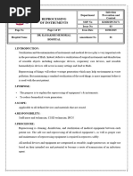 Biological Spore Testing Log Sheet | PDF