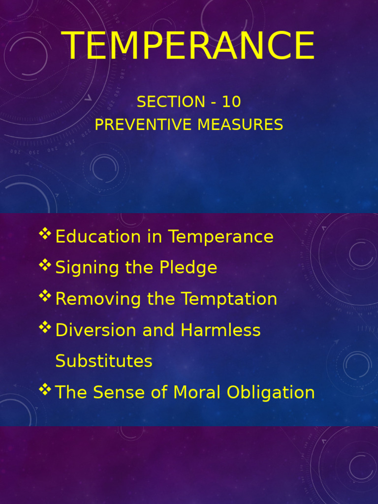 Temperance | PDF