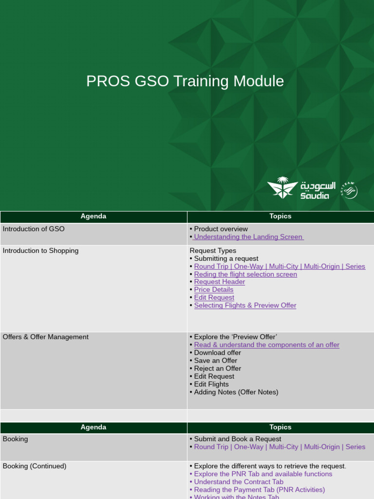 PROS GSO Training | PDF | Software | Computing