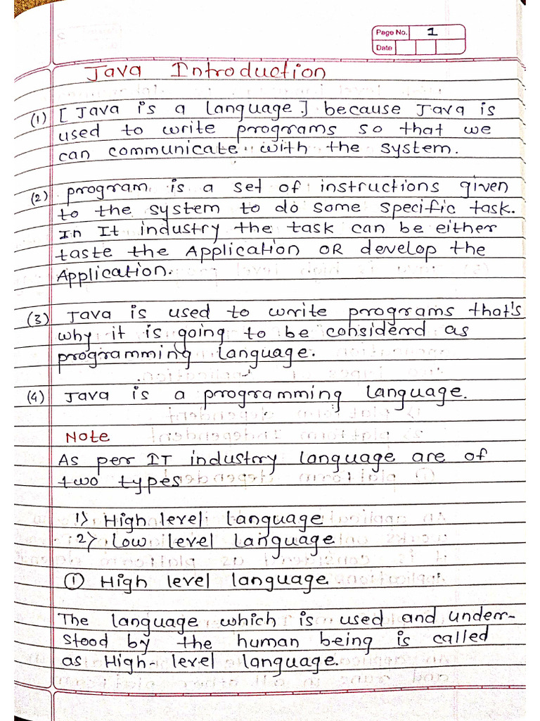 Fundamentals of Java | PDF