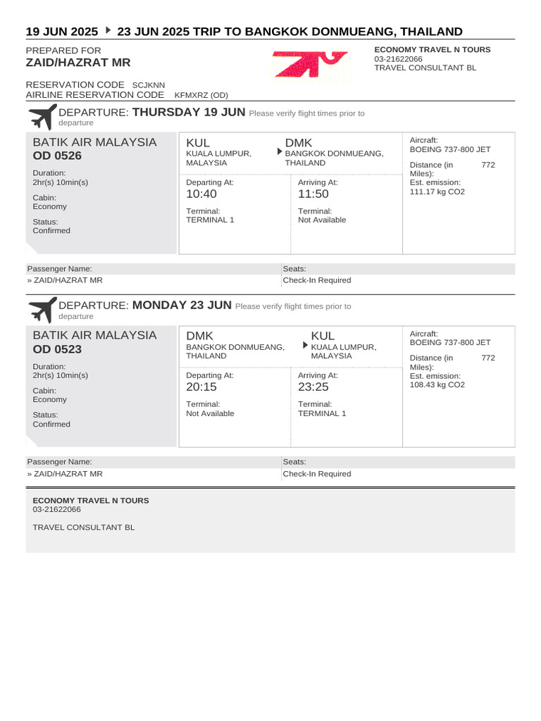 Travel Reservation June 19 for MR HAZRAT ZAID | PDF | Aviation Accidents And Incidents | Jet ...