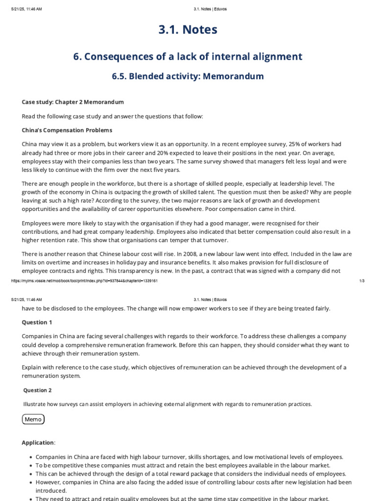 3.1. Notes China Case Study Answers | PDF | Employment | Economies