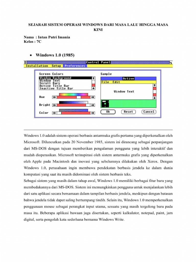 Intan Putri Imania - VII C | PDF