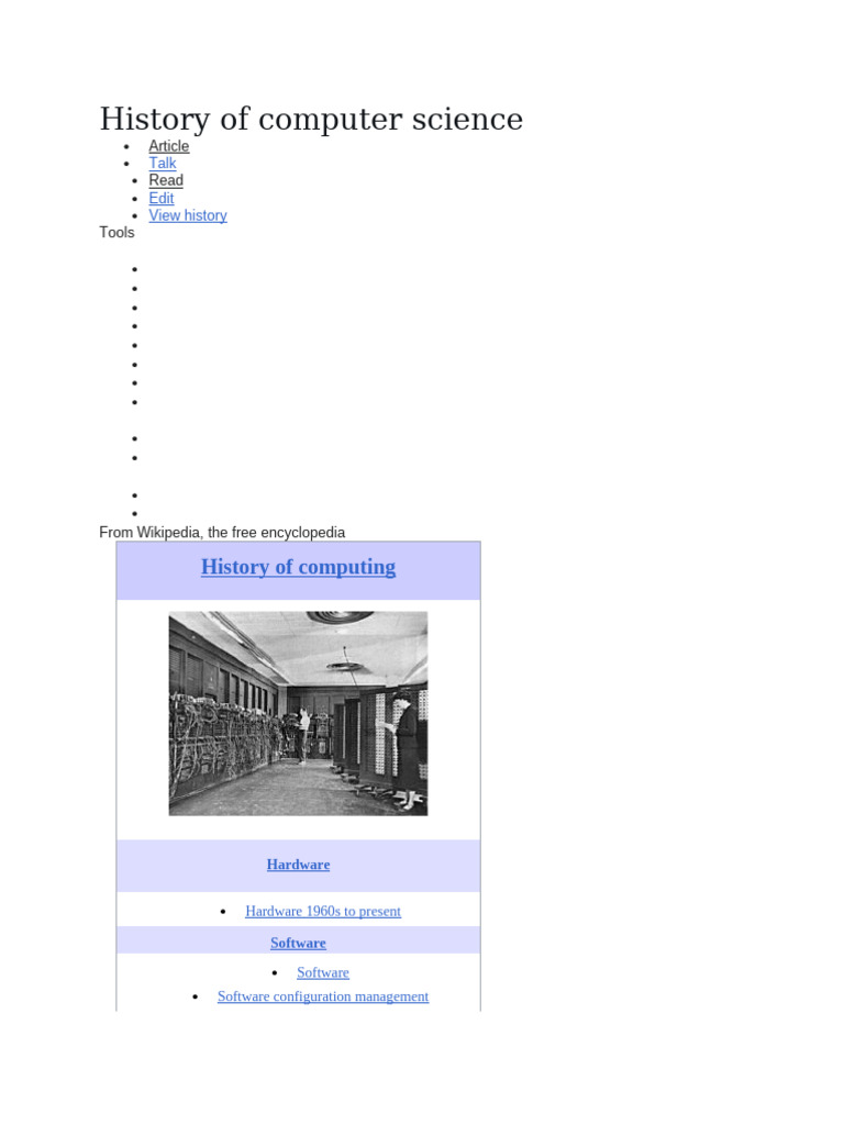 History of Computer Science by Mathias | PDF | Logic Gate | Gottfried ...