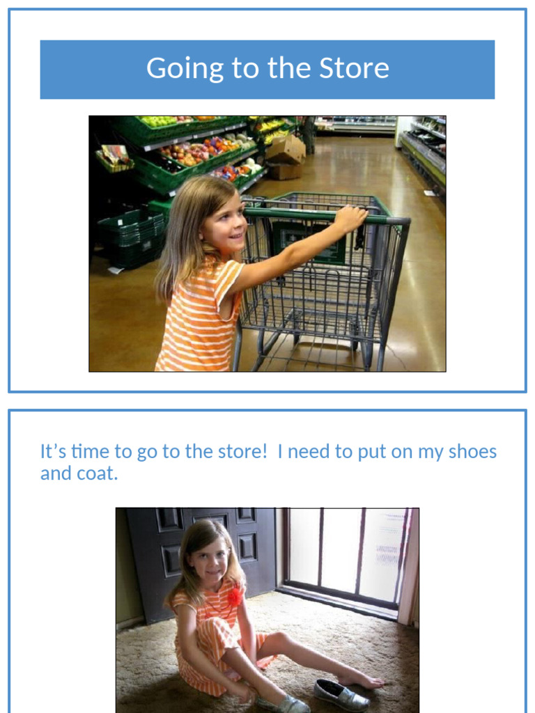 Going To A Store | PDF