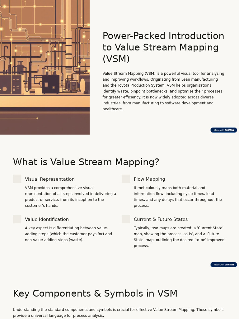 Introduction to Value Stream Mapping | PDF | Software Development ...