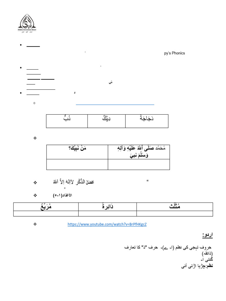 JM Weekly Syllabus Week 7 Term 2 | PDF | Abrahamic Religions | Quran