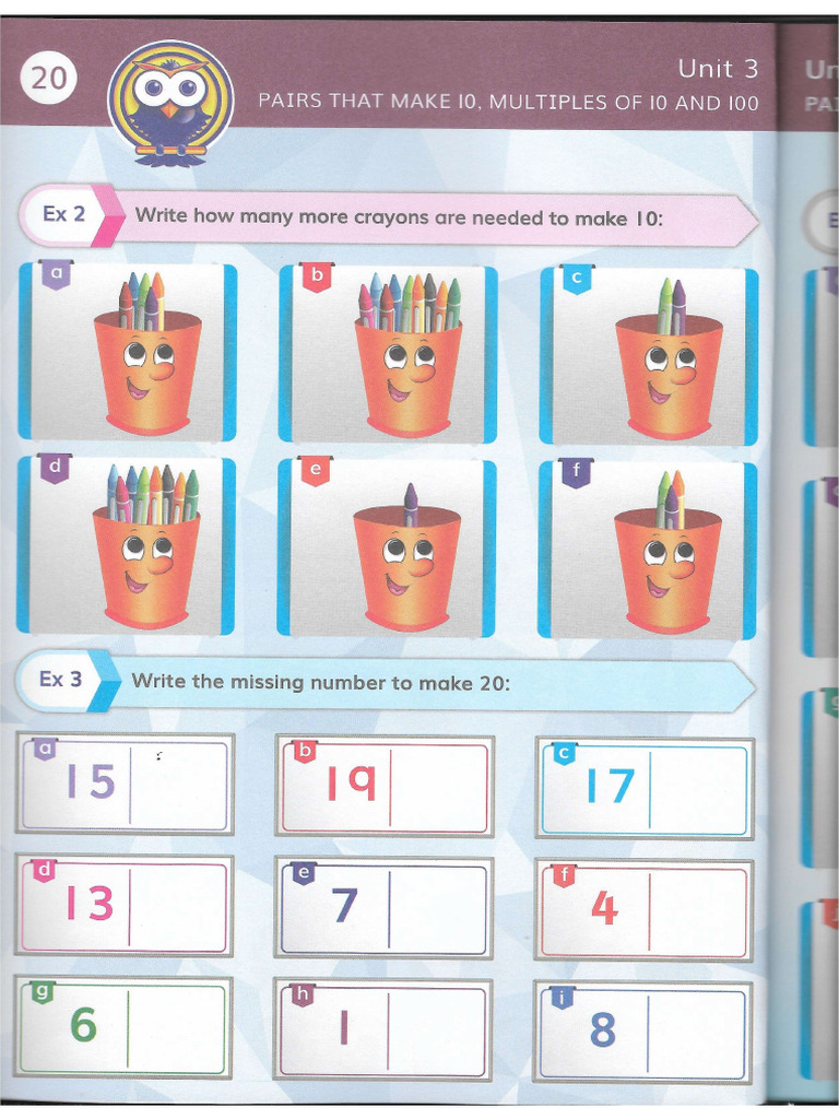 HW- Worksheets 10, 100 | PDF