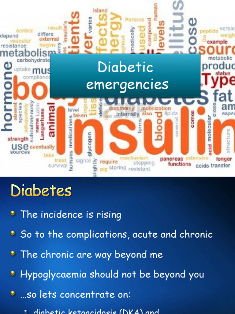 3. Dave Brealey - Metabolic Emergencies | PDF | Hyperglycemia ...