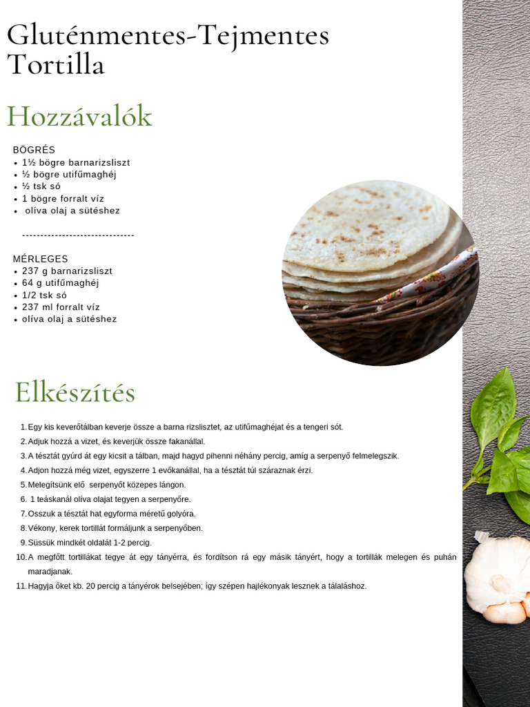 Recipe Document | PDF