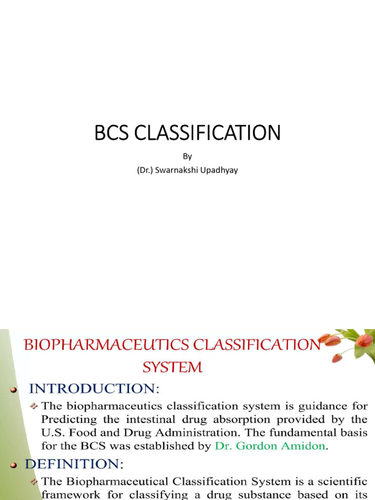 Bcs Classification | PDF