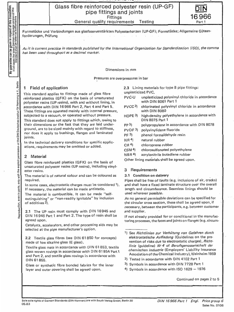 DIN 16966 Enderezar | PDF