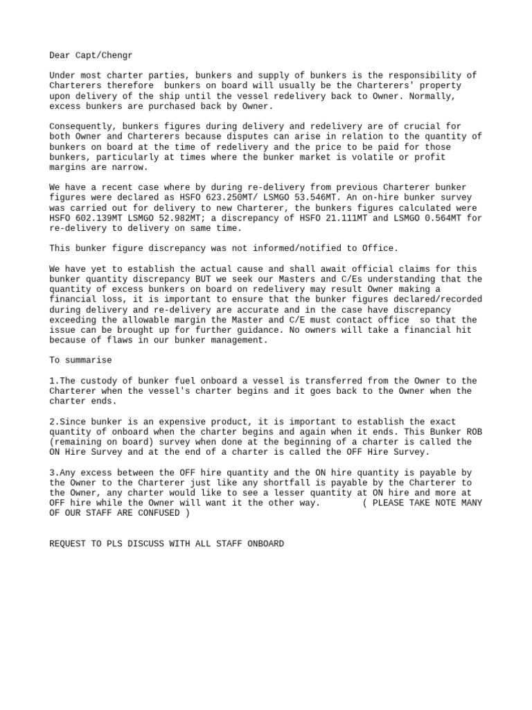 Bunker Management and Survey Guidelines | PDF | Fuel Oil | Economies