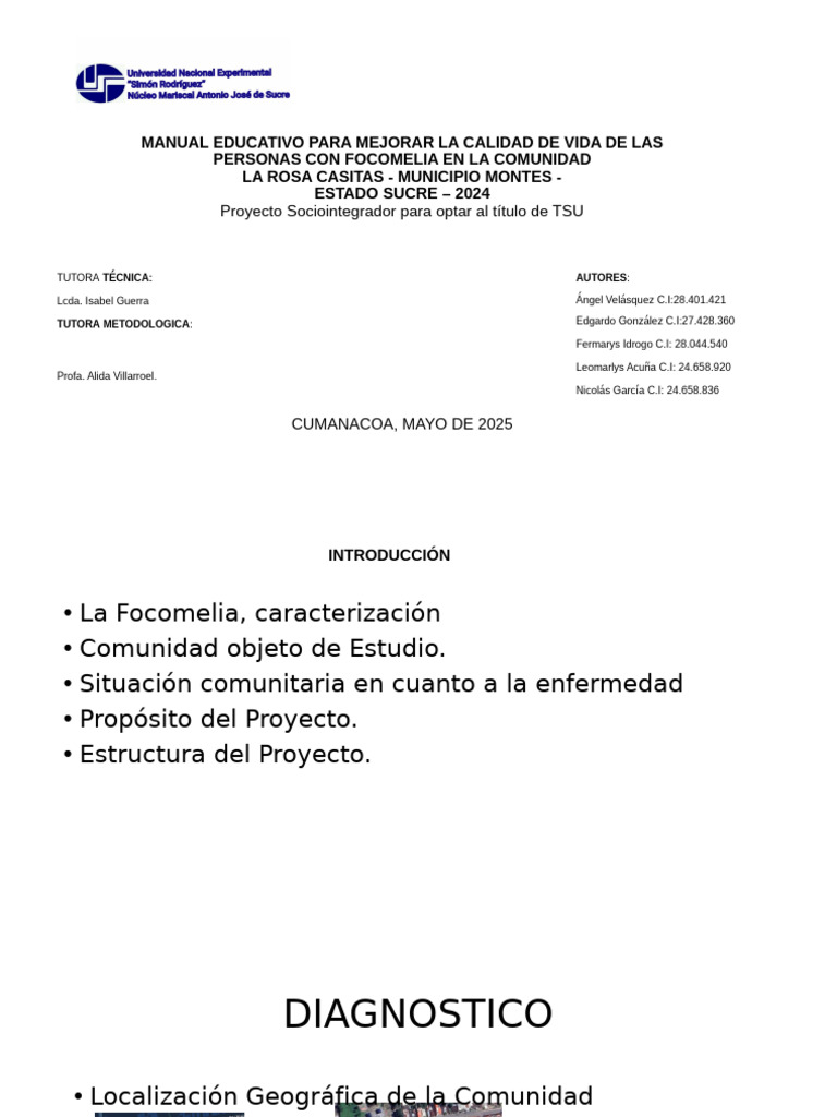 Manual Educativo sobre Focomelia 2024 | PDF | Terapia física