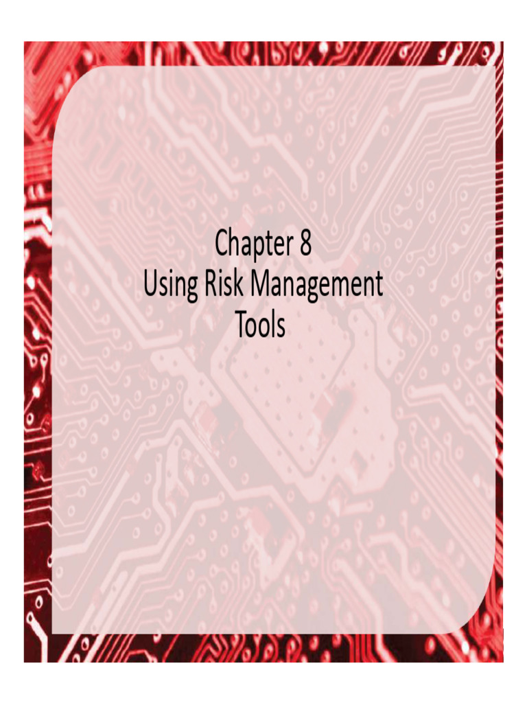 CH 8 Risk Management Tools | PDF | Risk | Risk Assessment