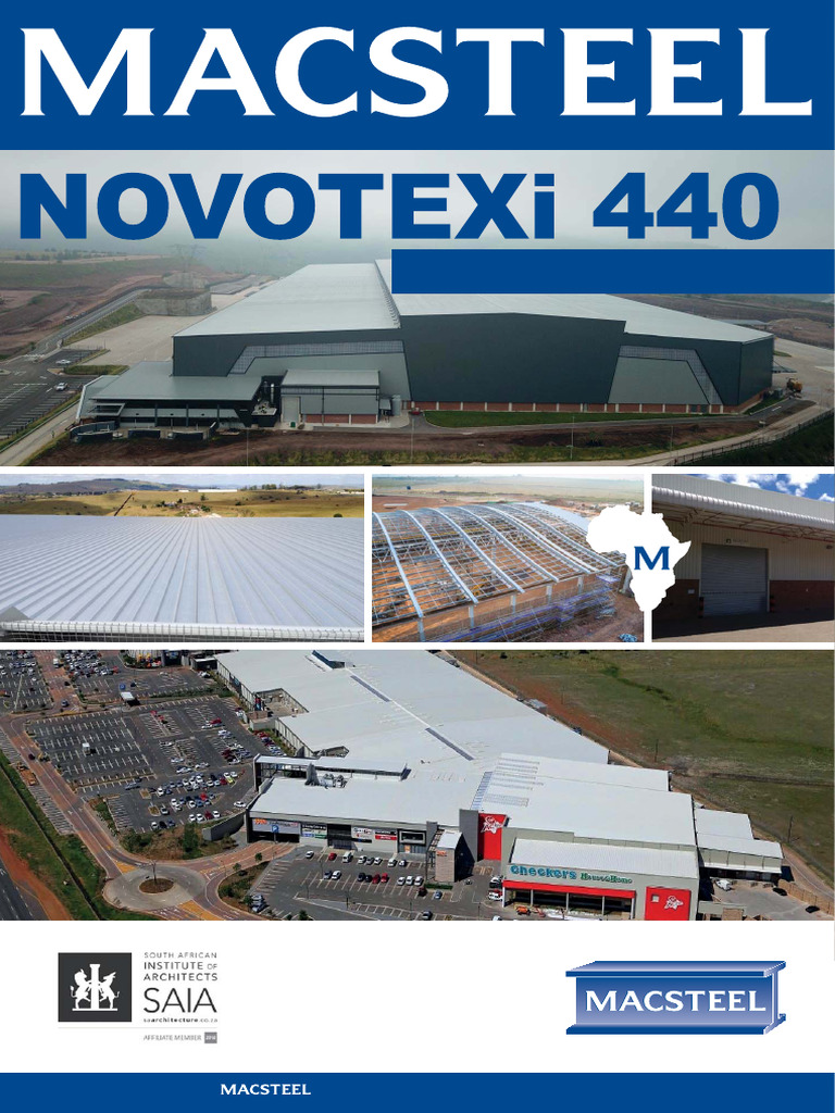 Novotexi 440® Roofing System Overview | PDF | Roof | Screw