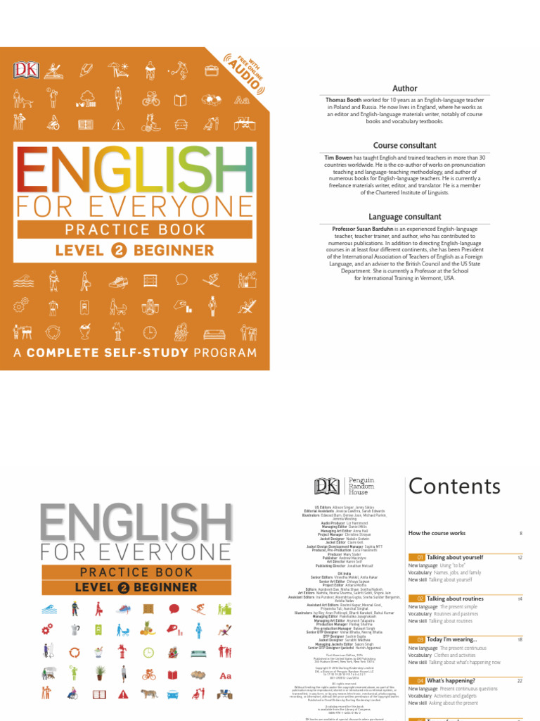 Level 2 - Beginner, Practice Book | PDF | Vocabulary | Verb