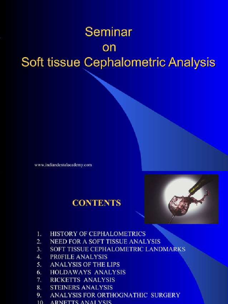 SOFT TISSUE Ceph Analysis | PDF