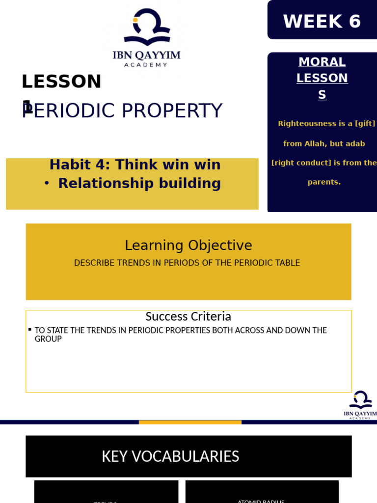 Week 9 g9 Chemistry 24-25 | PDF