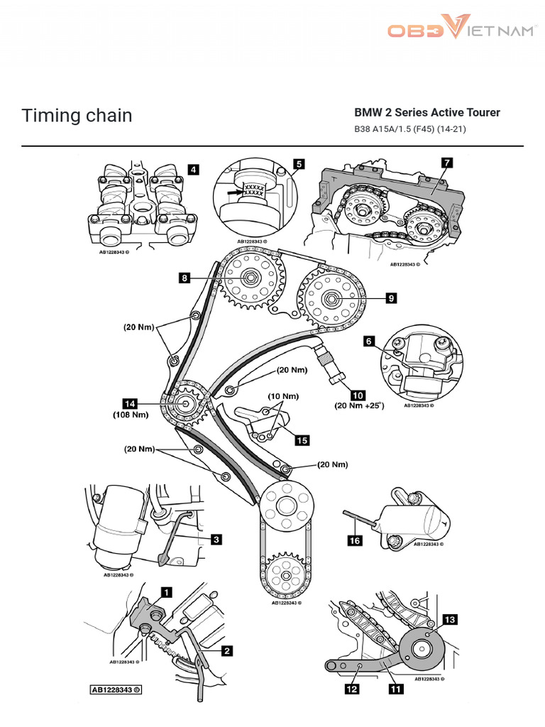 BMW B38 Timing Chain Replacement Guide | PDF | Mechanical Engineering ...