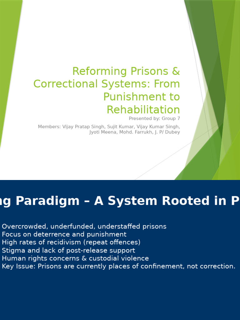 Reforming Prisons Presentation Styled | PDF | Prison | Rehabilitation ...