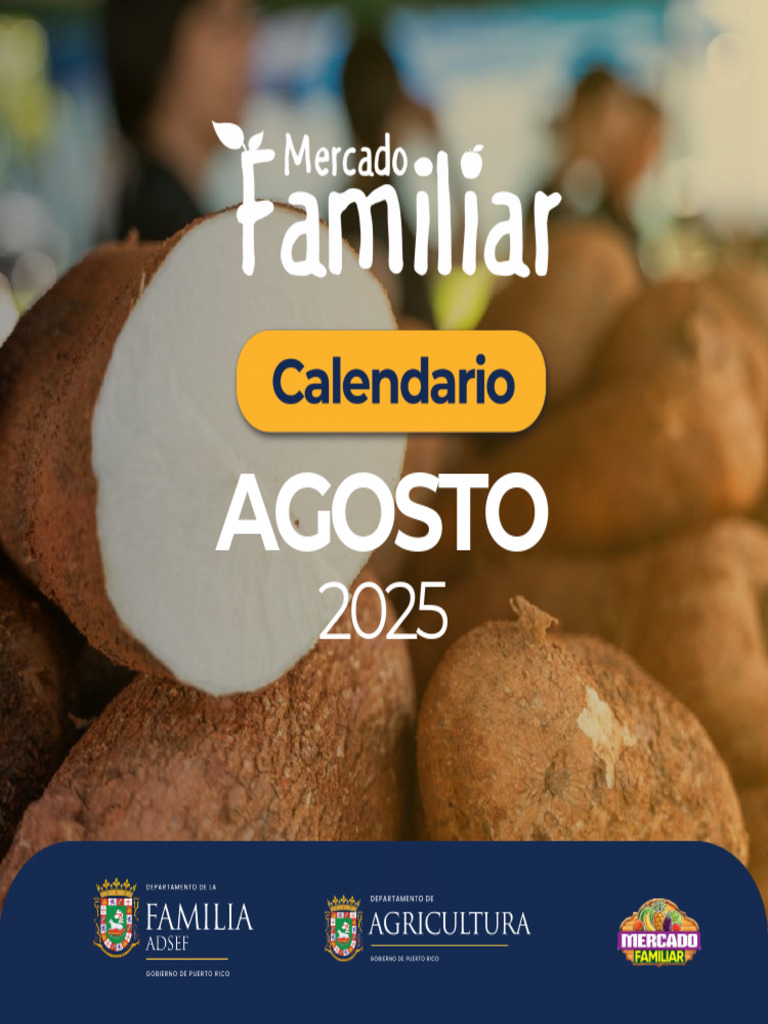 Mercado Familiar Agosto 2025 en Puerto Rico | PDF