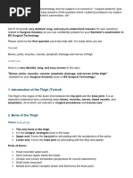 The Femur - Proximal - Distal - Shaft - TeachMeAnatomy | PDF | Knee | Hip