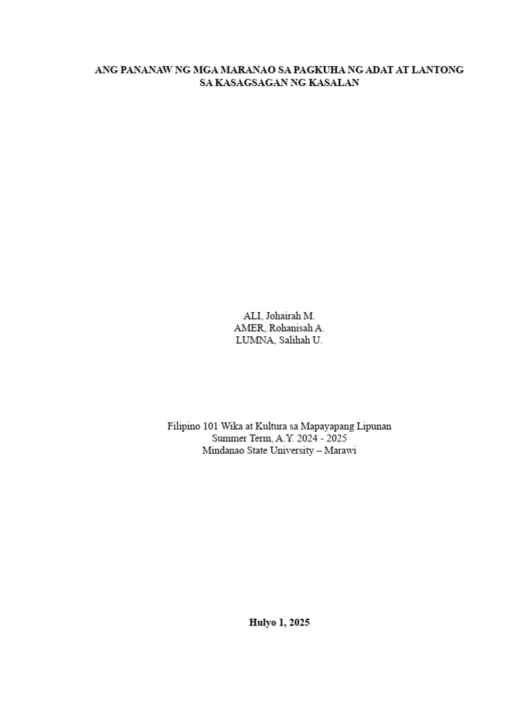 FIL101_pananaliksik | PDF