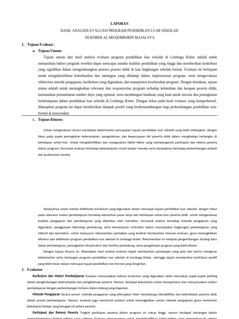Laporan Hasil Penilaian - UAS | PDF
