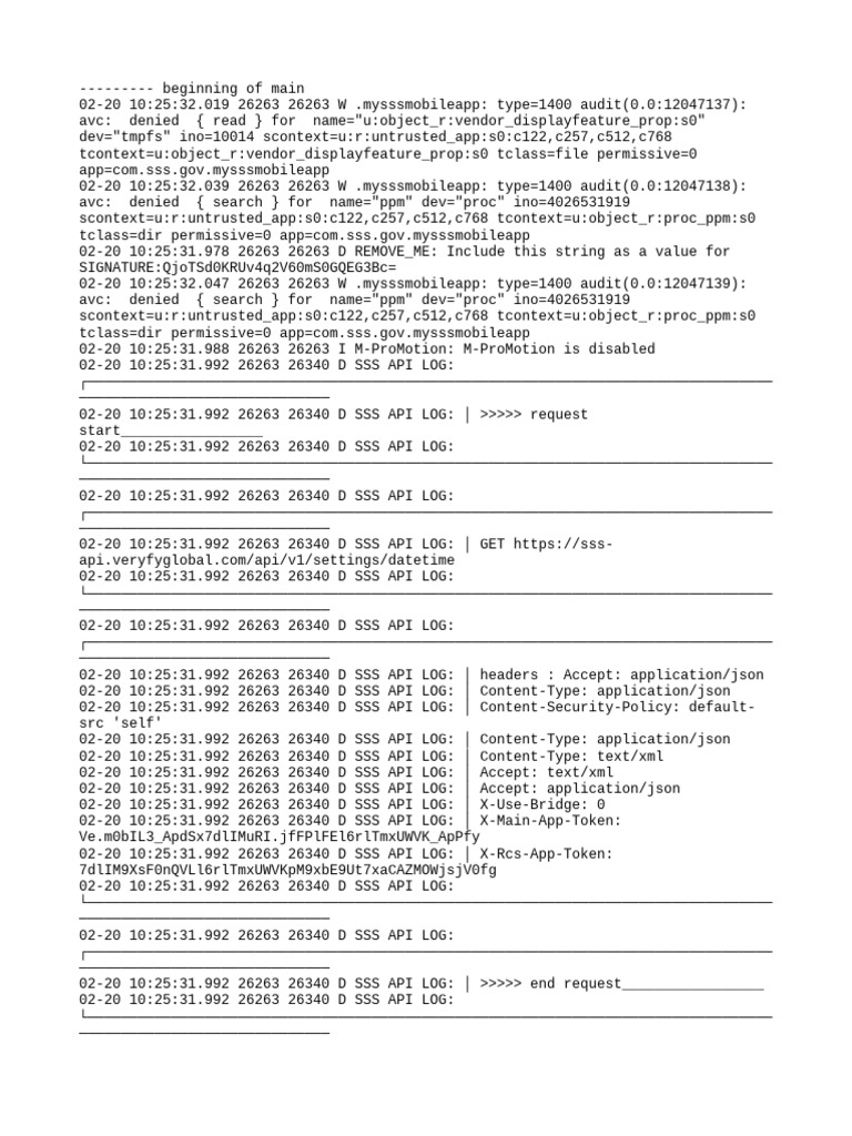 Sss Log 02 20 2025 10 25 31 | PDF | Computer Engineering | Software Development