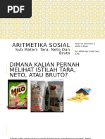 Rumus Bruto, Netto, dan Tara | PDF