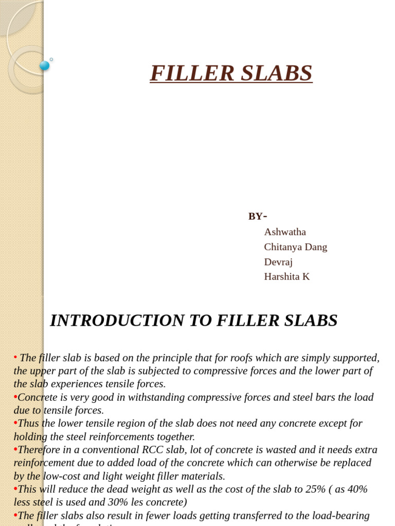 Filler Slabs Final | PDF | Concrete | Beam (Structure)