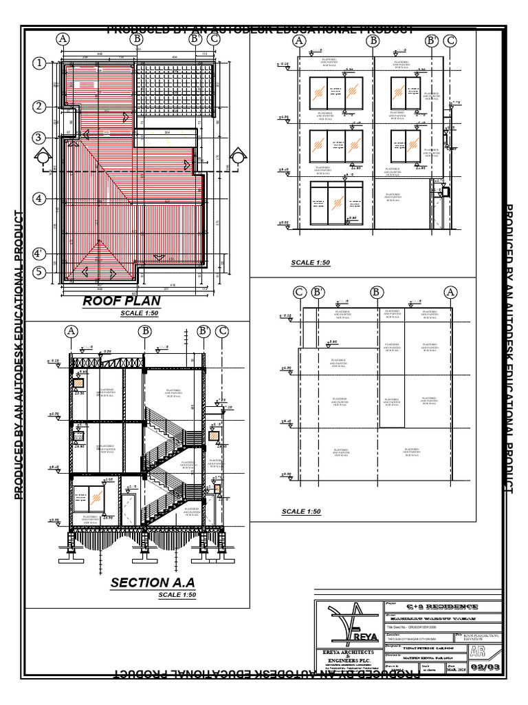 250 Micron DPC Architectural Plans | PDF | Plaster | Building Engineering