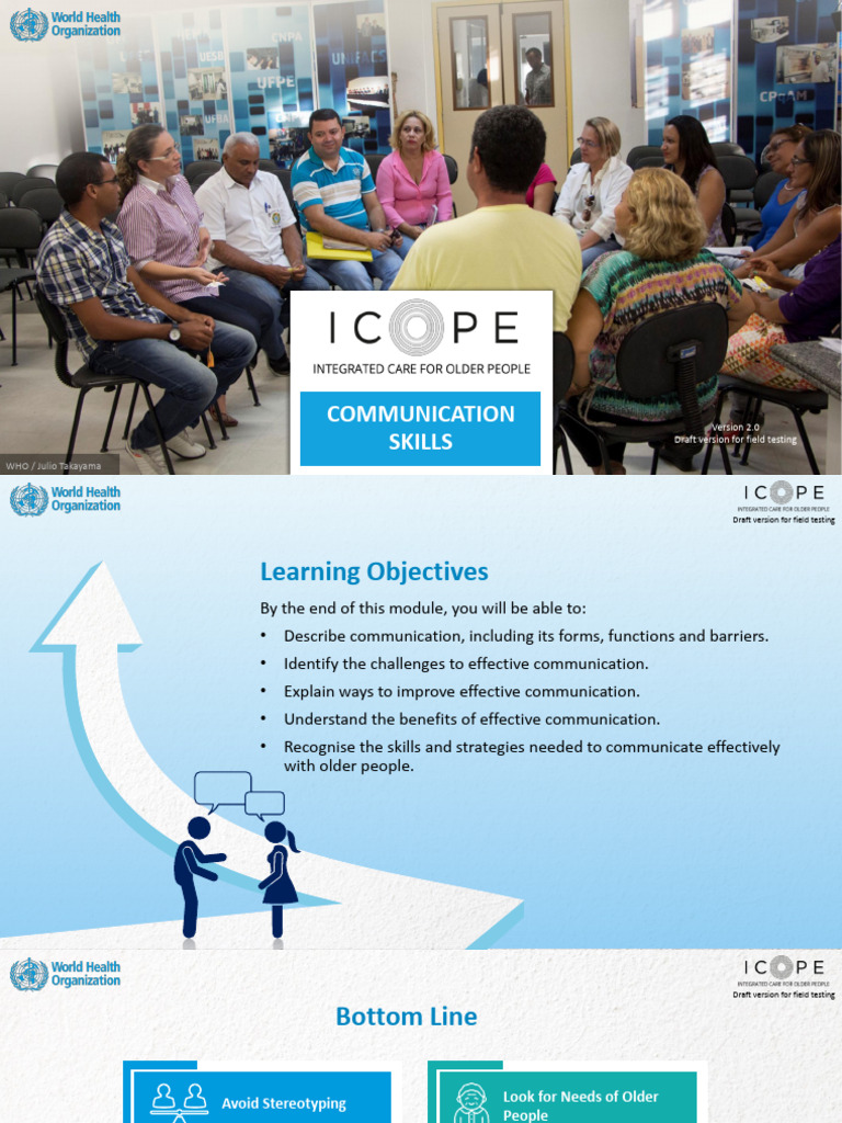 Effective Communication with Older Adults | PDF | Communication ...