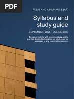 ICAN New Syllabus Summary - AAA | PDF | Audit | International Financial Reporting Standards