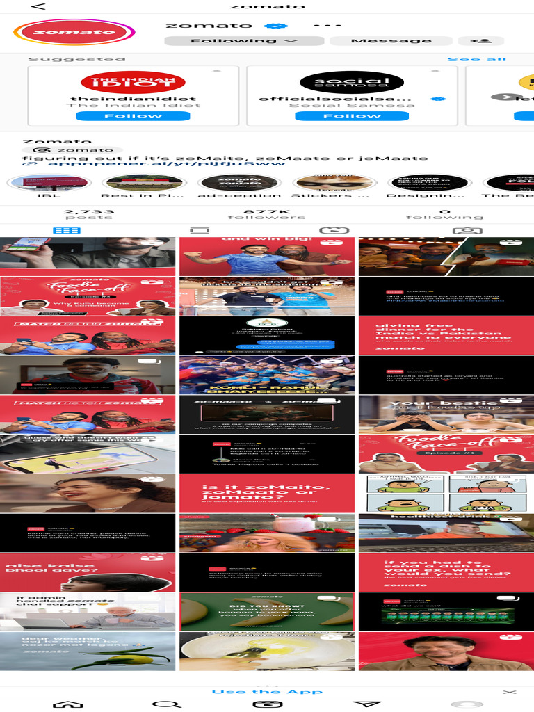 Zomato (@zomato) - Instagram Photos and Videos | PDF