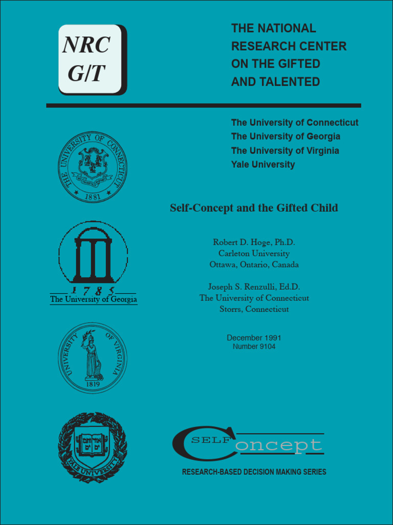 Self Concept and The Gifted Child | PDF | Intellectual Giftedness ...