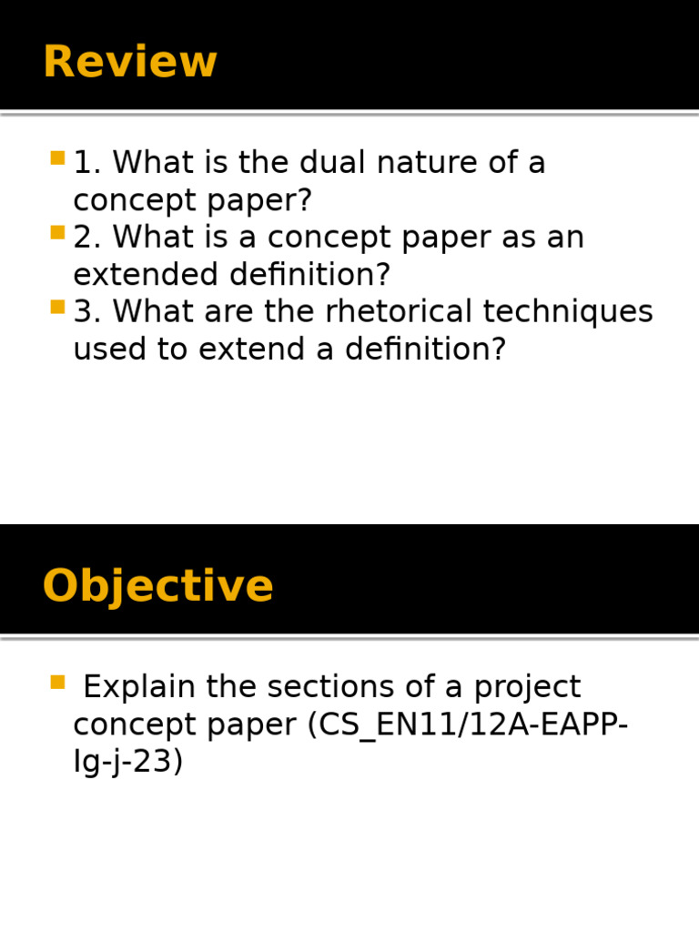 Essential Sections of a Concept Paper | PDF | Methodology
