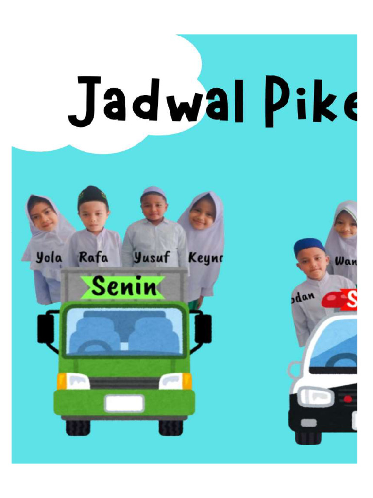 Contoh Jadwal Piket FUll COLLOR | PDF