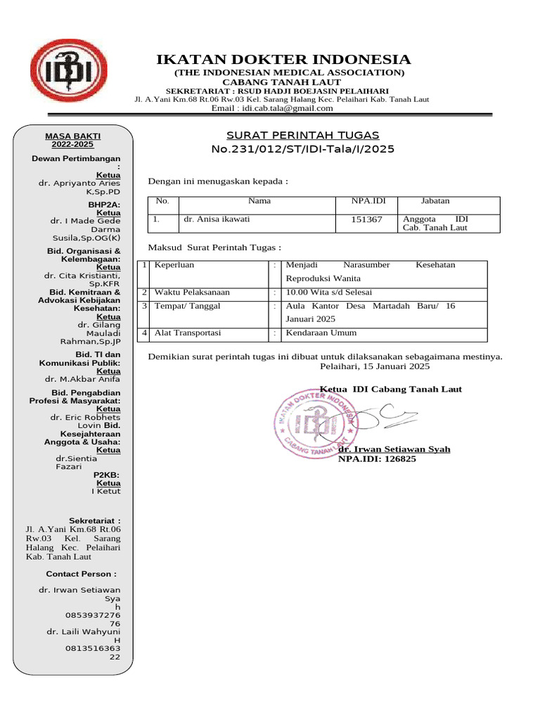 ST DR Anisa Ikawati Reproduksi | PDF