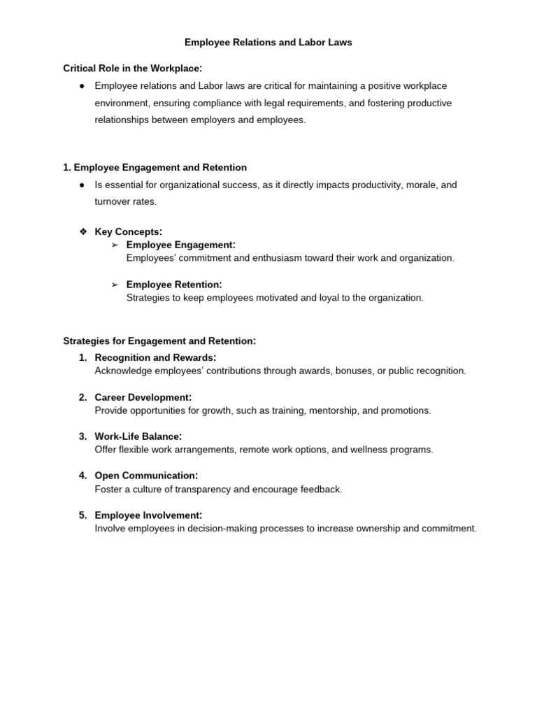Employee Relations and Labor Laws in the Philippines | PDF | Cost Of ...