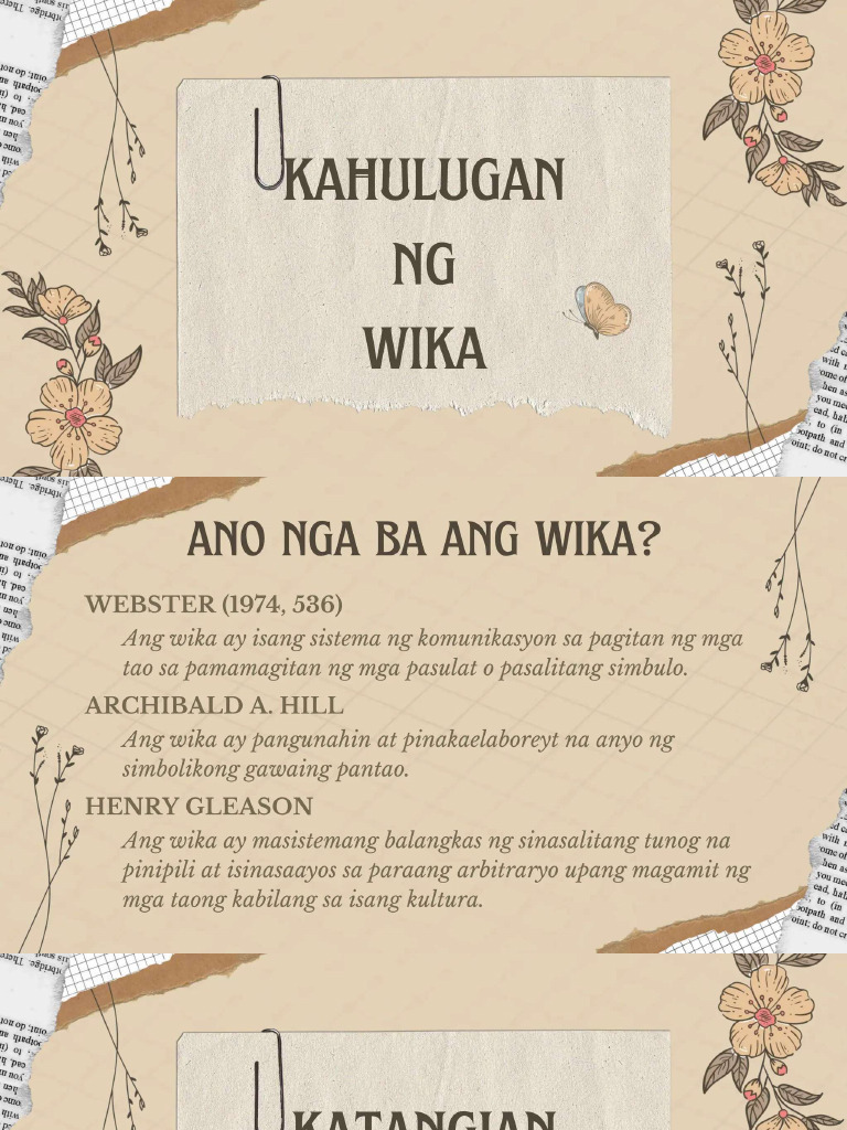 FIL-111-KAHULUGAN-KATANGIAN-NG-WIKA | PDF