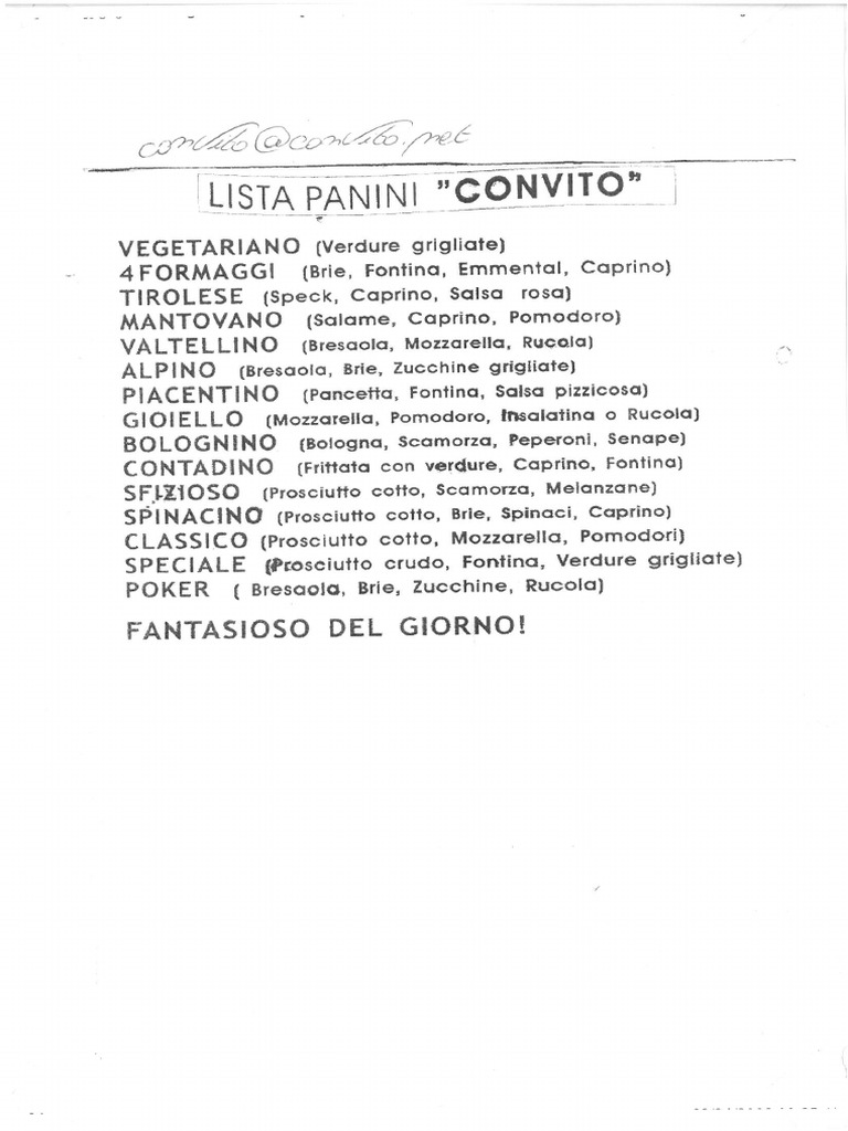 Convi To Panini | PDF