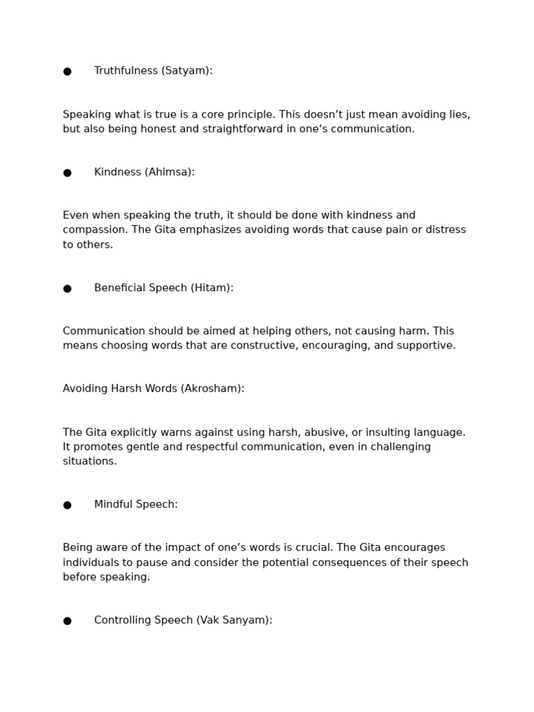 Principles of Mindful Communication | PDF