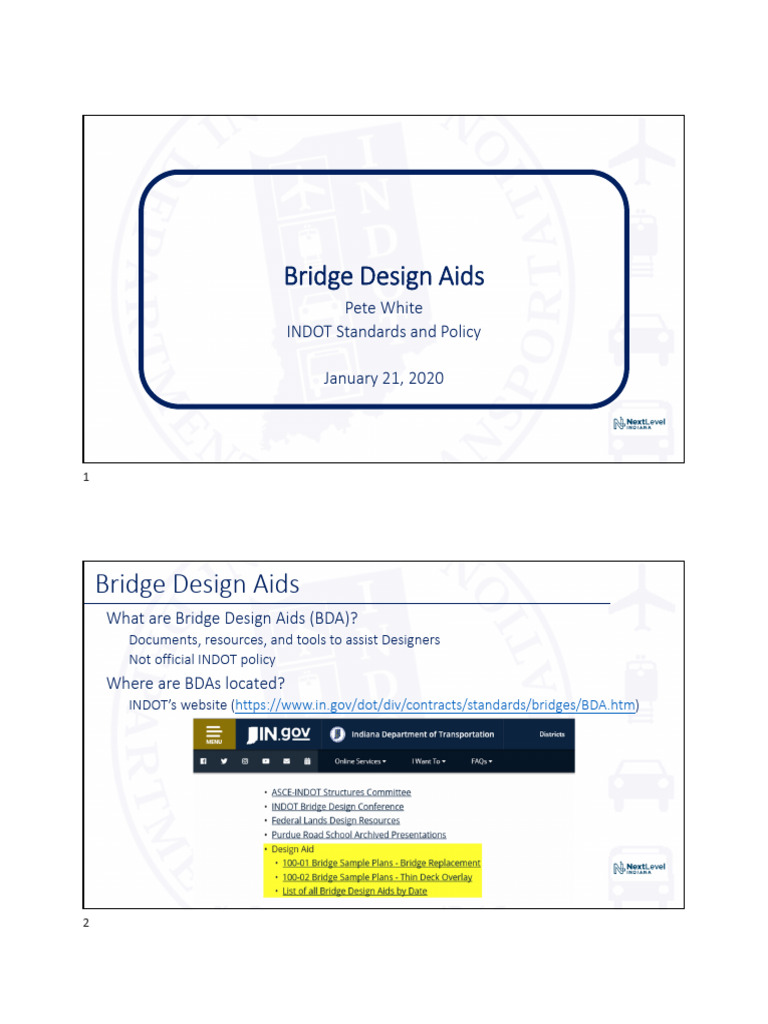 06 INDOT Bridge Design Aids | PDF | Epoxy | Concrete