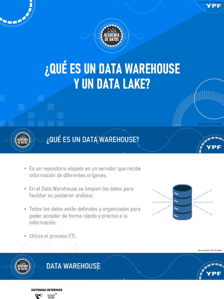 Qué Es Un Data Warehouse y Un Data Lake | PDF