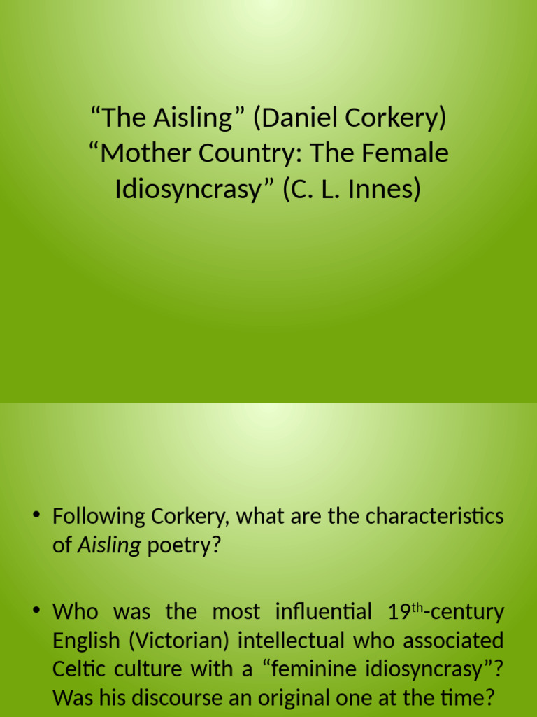 The Aisling | PDF