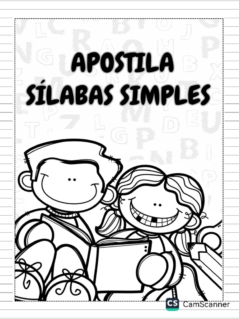 Apostila de Sílabas Simples para Leitura | PDF | Fonética | Arco-íris
