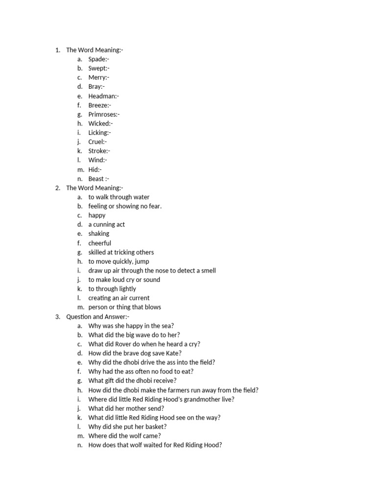English II 2nd Exam | PDF