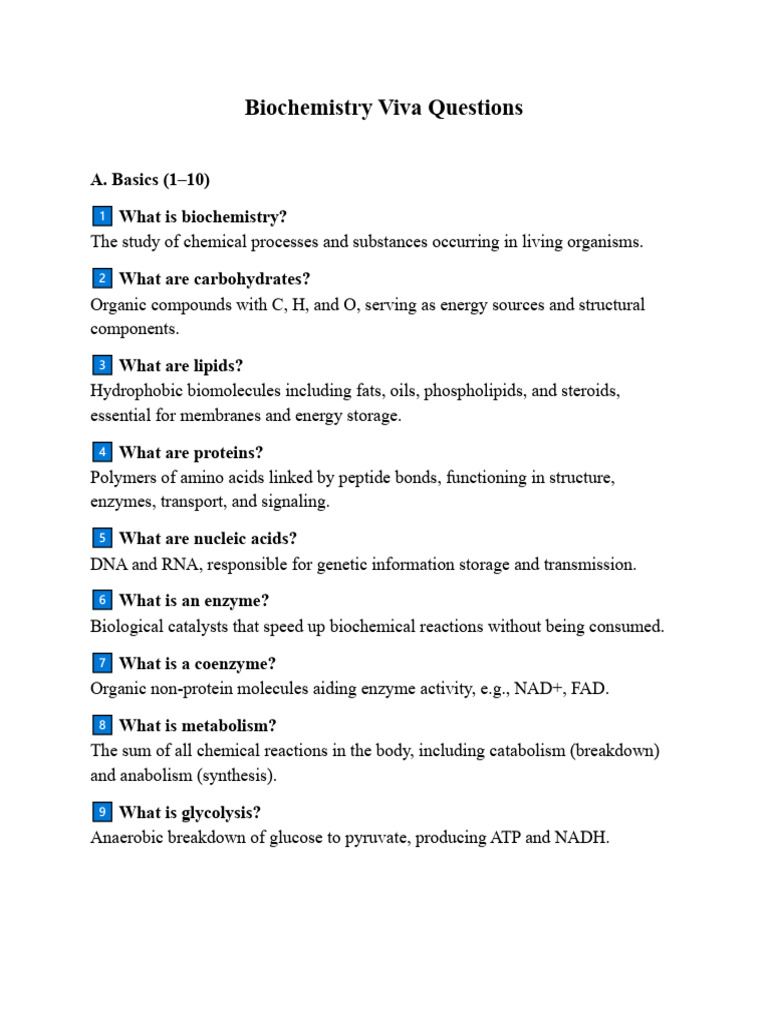 Biochemistry Questions on PKU | PDF | Chemistry | Biochemistry